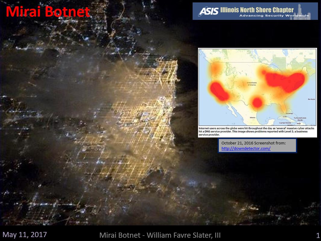 Mirai Botnet Page - BILLSLATER.com